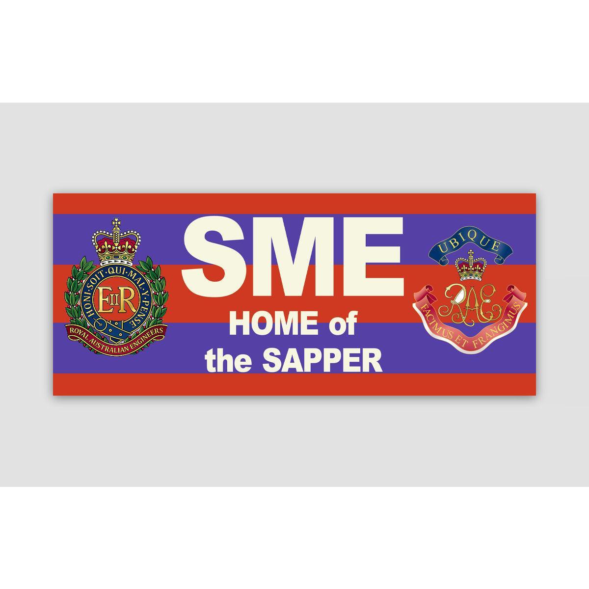 SME HOME OF THE SAPPER Sticker – Mach 5
