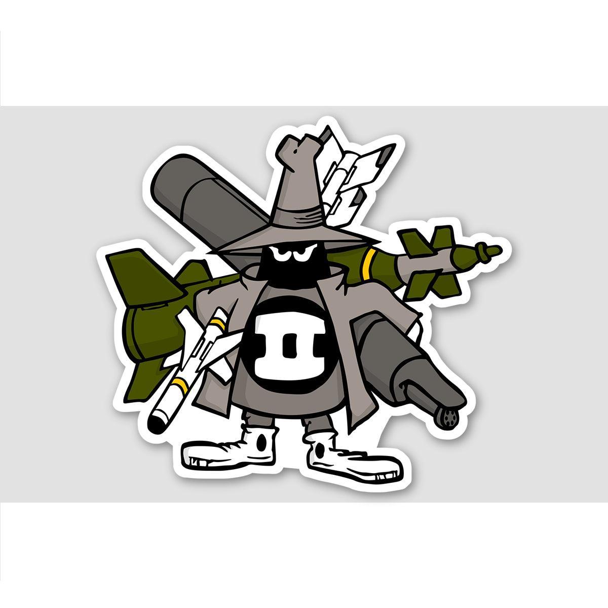 F-4 Phantom II Mascot Sticker – Mach 5