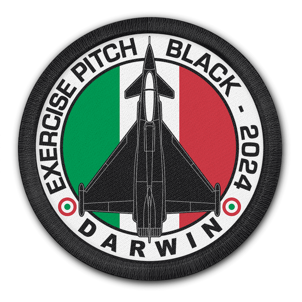 ITALIAN AIR FORCE TYPHOON PITCH BLACK 2024 PATCH – Mach 5