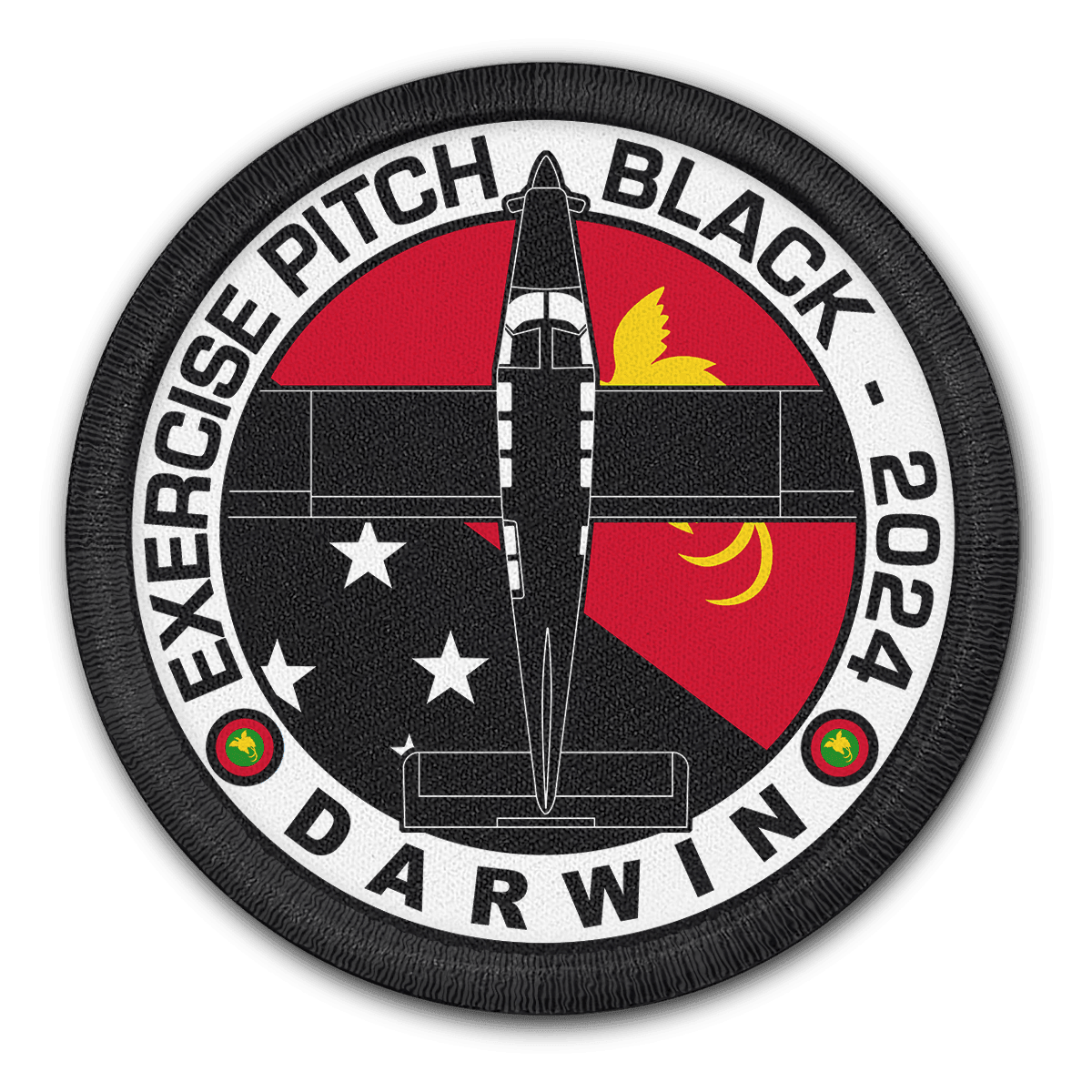 PNG DEFENCE FORCE PAC-750 PITCH BLACK 2024 PATCH – Mach 5