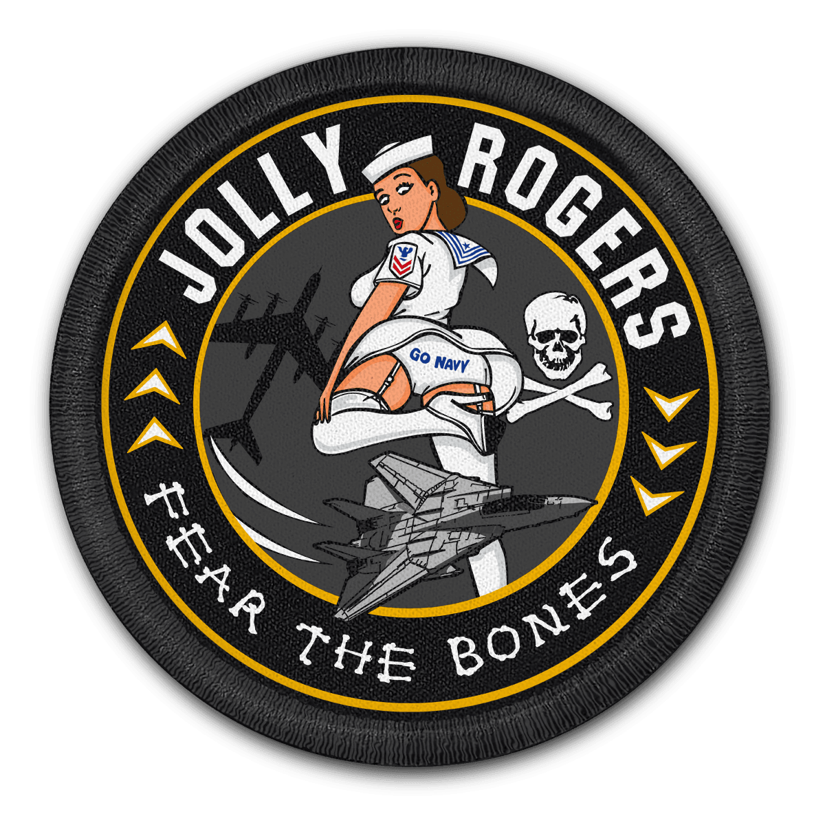 F-14 TOMCAT JOLLY ROGERS PATCH – Mach 5