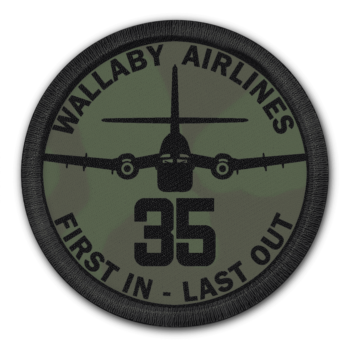 35 SQUADRON WALLABY AIRLINES CARIBOU PATCH – Mach 5