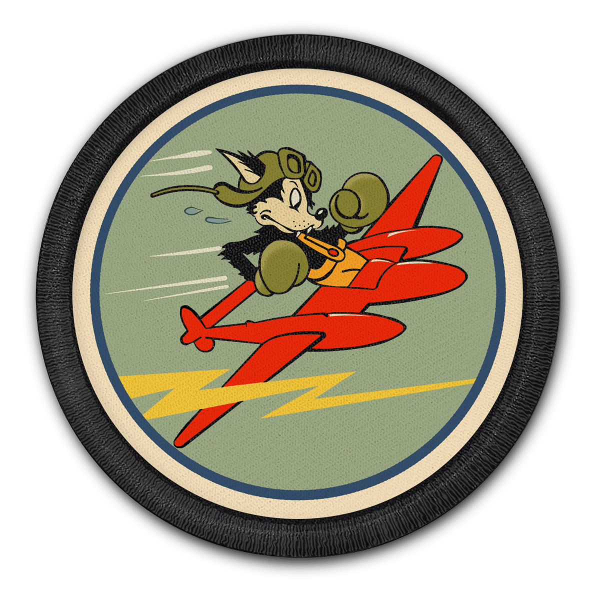 428TH FIGHTER SQUADRON P-38 LIGHTNING PATCH – Mach 5