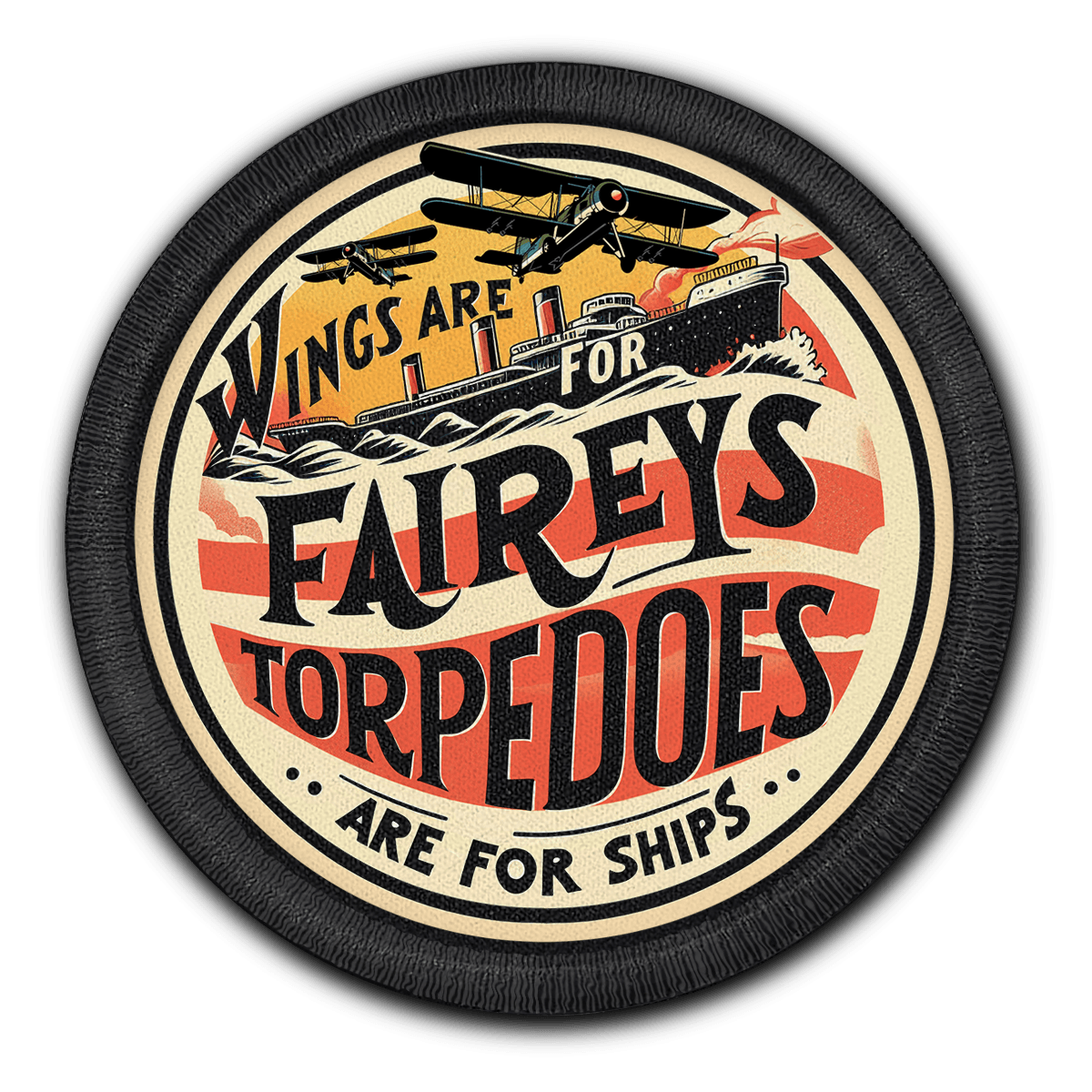 Fairey Swordfish Torpedo Bomber military Patch. – Mach 5
