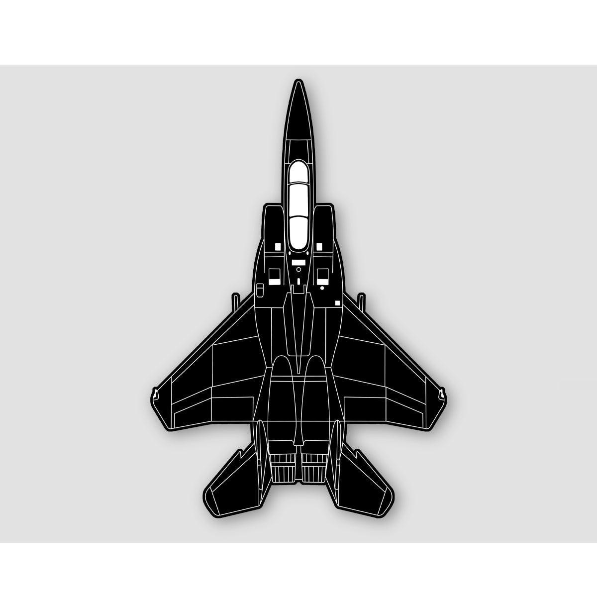 F-15 Eagle Blueprint Decal – Mach 5