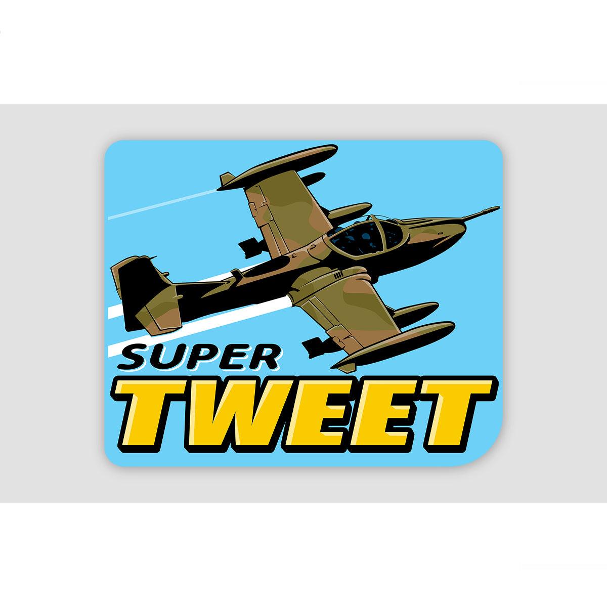 A-37 Dragonfly Super Tweet Bumper Sticker – Mach 5