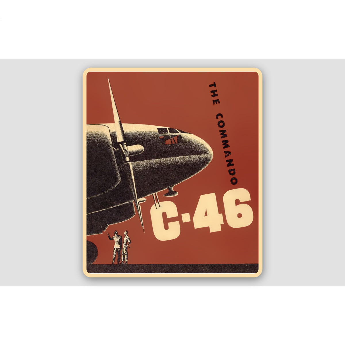 C-46 Commando Sticker – Mach 5