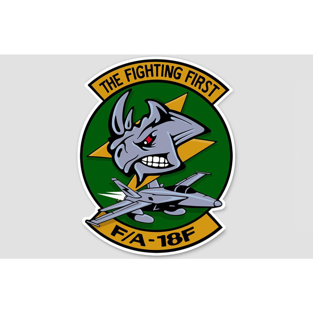 F/A-18 'THE FIGHTING FIRST' Sticker – Mach 5