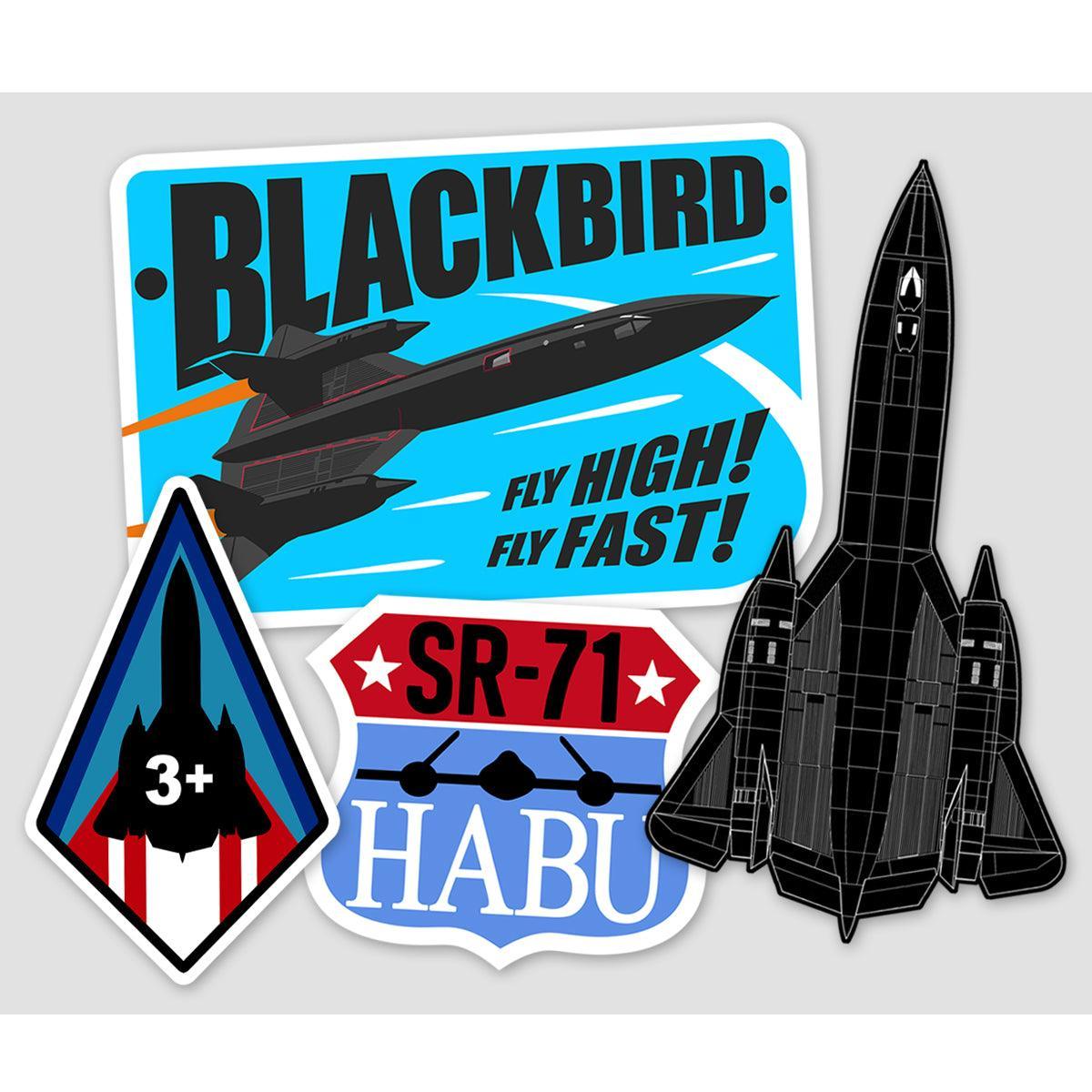 SR-71 Sticker Pack – Mach 5