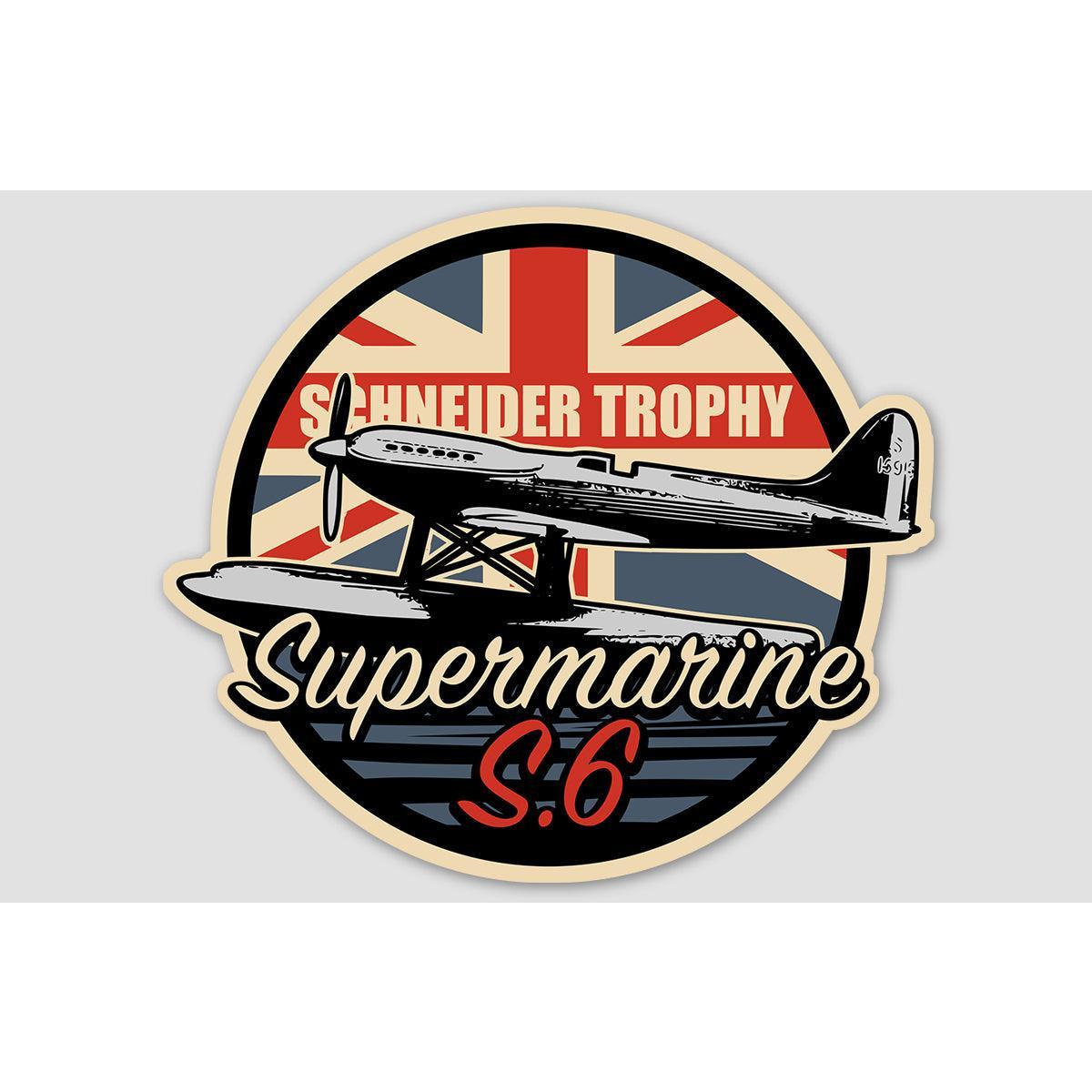 SCHNEIDER TROPHY SUPERMARINE S.6 Sticker – Mach 5