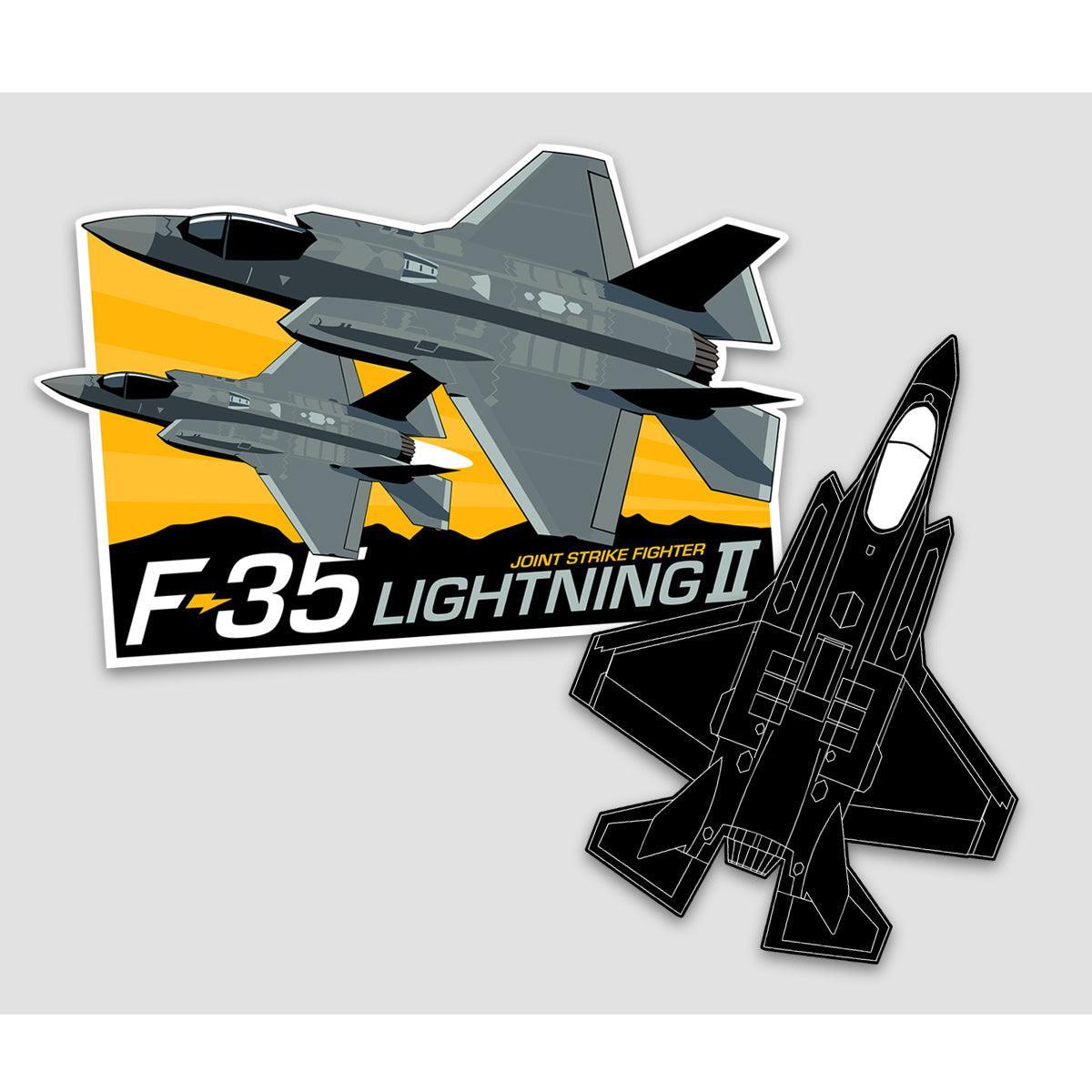 F-35 LIGHTNING II Sticker Pack – Mach 5